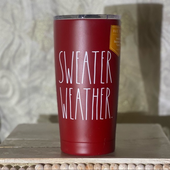 Rae Dunn | Kitchen | Rae Dunn Sweater Weather Insulted Tumbler | Poshmark